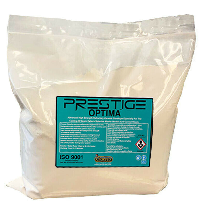 Prestige Optima H.Temp. Investment Powder for Resin, Gold & Silver 5Lb ...