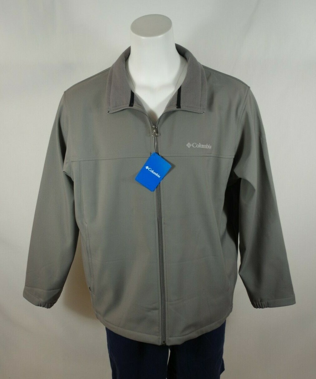 NWT Columbia Men's Gray Bowen Lake Soft Shell XXL | eBay