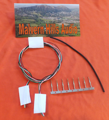 Tone Arm/Tonearm Rewire Kit Silver-Plated Teflon 4 x 750mm. 8 Clips & H ...