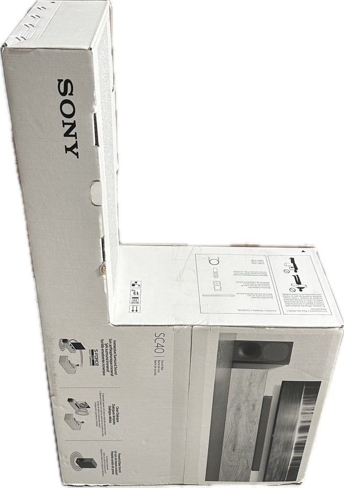 Sony HT-SC40 2.1ch Soundbar w/ Wireless Subwoofer Home Theater Surround ...