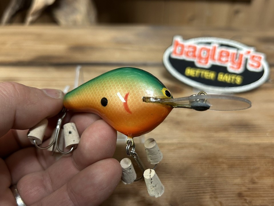 Vintage Bagley All Brass DB2 Color LSB Walleye Bass Fishing Lure | eBay
