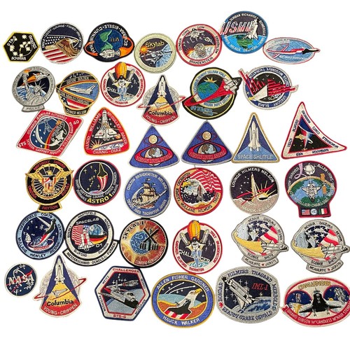 37 NASA STS Astronaut Space Patches Shuttle Mission | eBay
