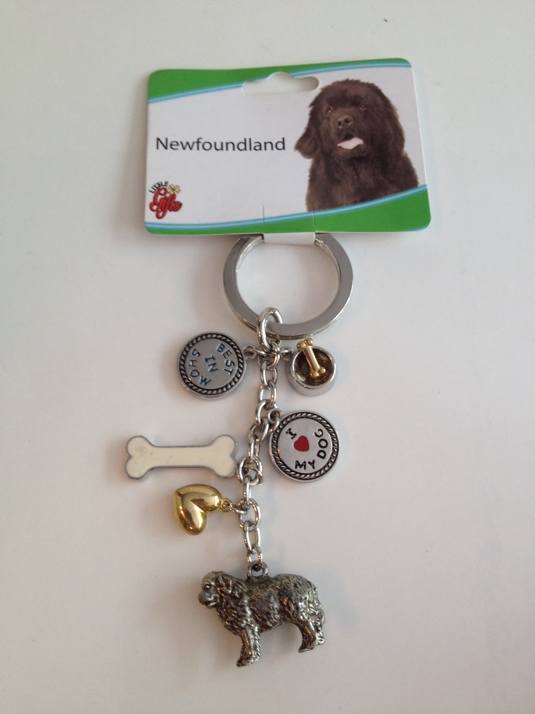 Newfoundland Key Chain With Charms From Little Gifts ~NEW~ | eBay