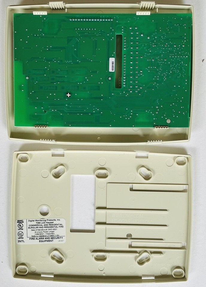 DMP 7060 LCD Keypad Thin Off White | eBay