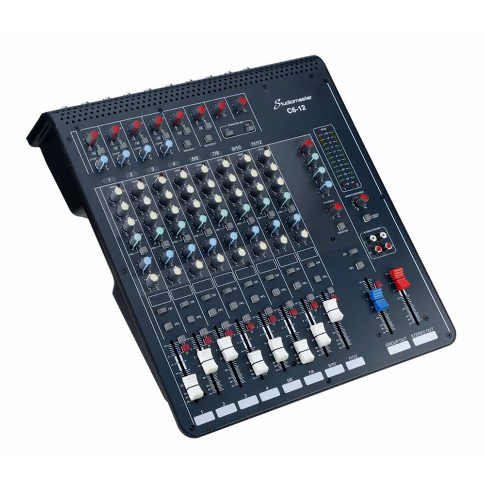 Studiomaster C6-12 Compact Audio Mixer 12 Channel Mixing Desk | eBay