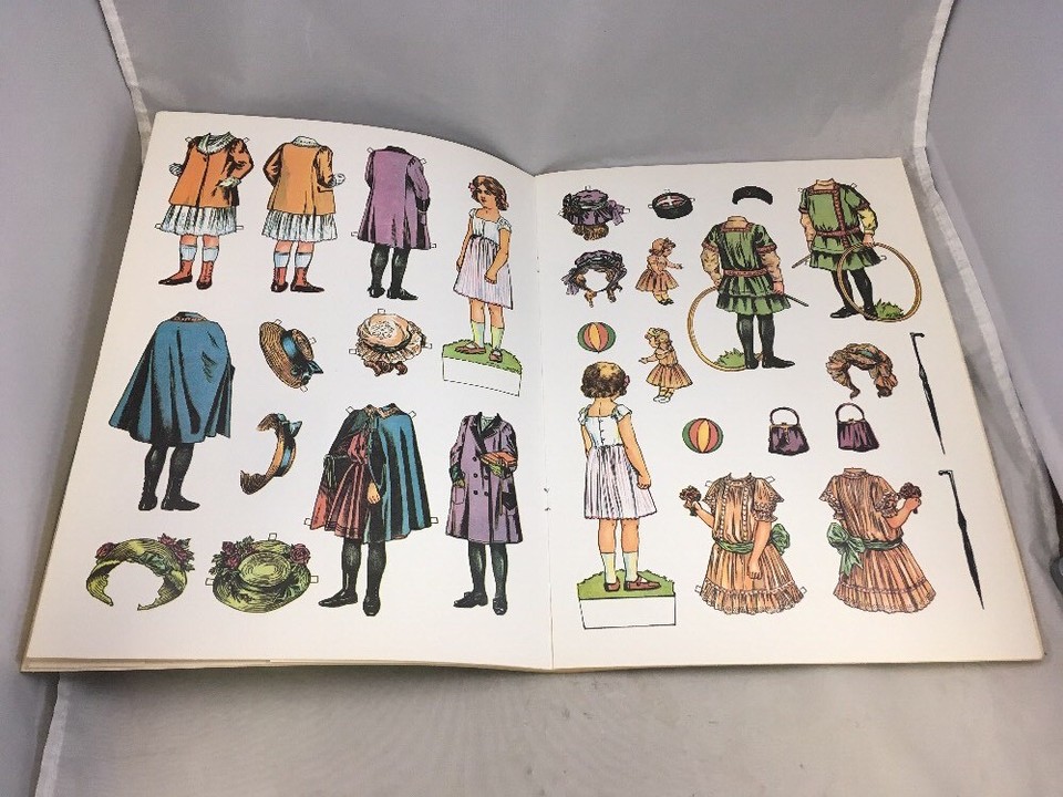 Antique Style Edwardian Dolls Cut Out Paper Doll and Clothes Book Uncut ...