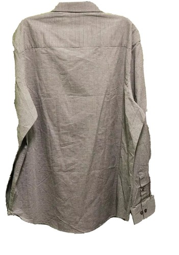 Alfani Men's Warren Roll-Tab Long-Sleeve Button-Down Shirt, Gray, XXL ...