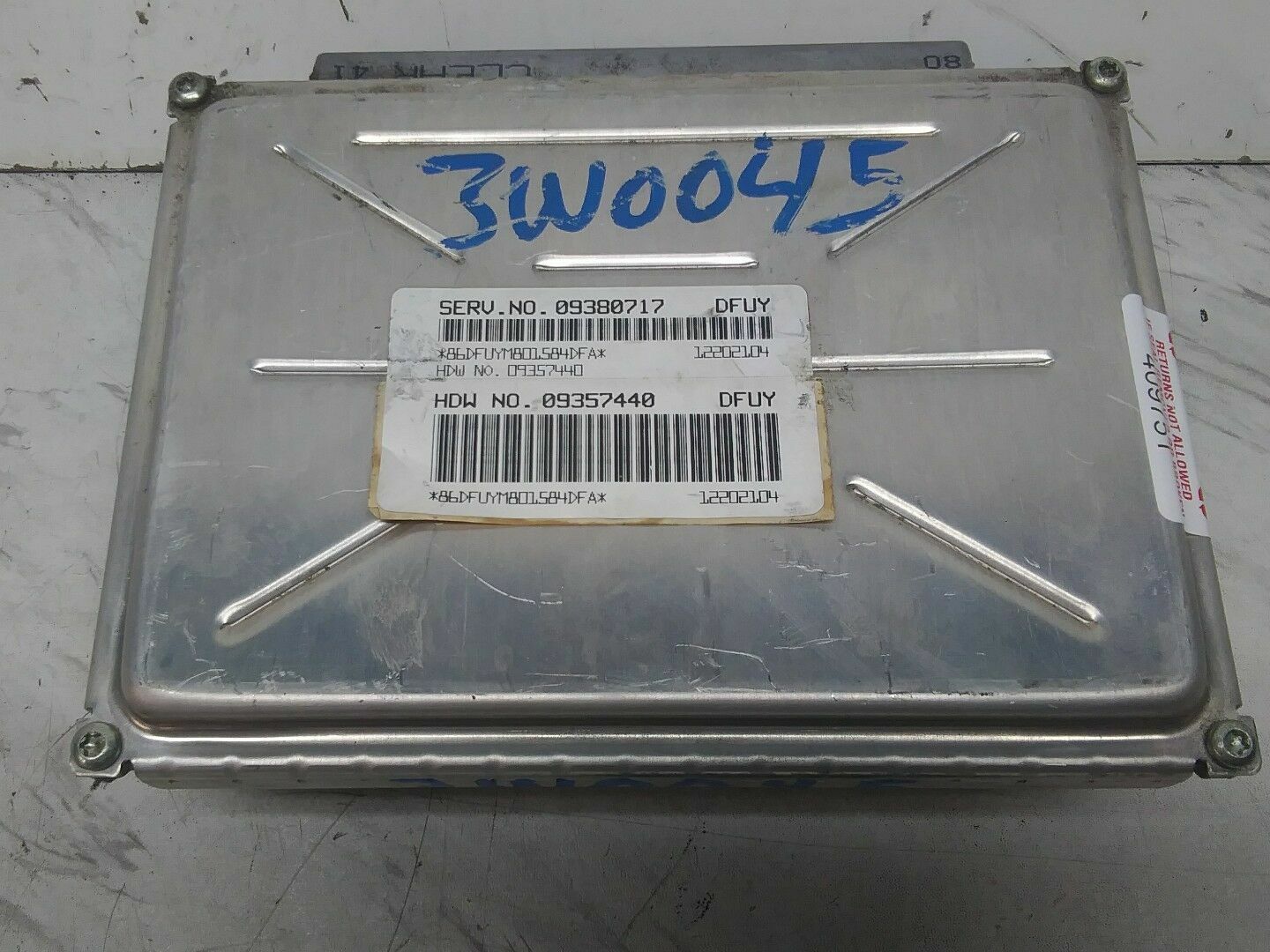 2000 chevy venture olds silhouette ecu ecm computer module 3.4 00 ...