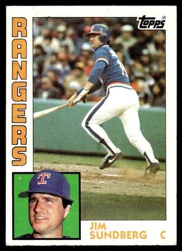 1984 Topps #779 Jim Sundberg - Texas Rangers | eBay