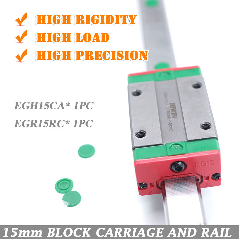 300-2500mm EGR15 Linear Rail Guide HIWIN + 1pc EGH15CA Block Carriage CNC Kit | eBay