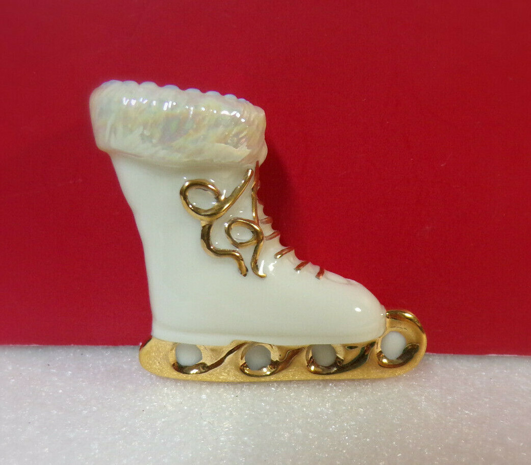 Miniature Lenox ICE SKATE Mini Porcelain Figurine | eBay