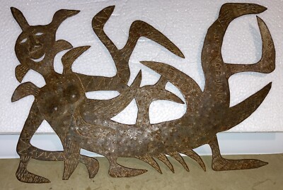 Well-Known Haiti Artist Janvier Louis Juste Metal Reclaimed Nude Women ...