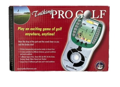 Talking Pro Golf Tour Electronic Golf Handheld Game Excalibur New in box | eBay