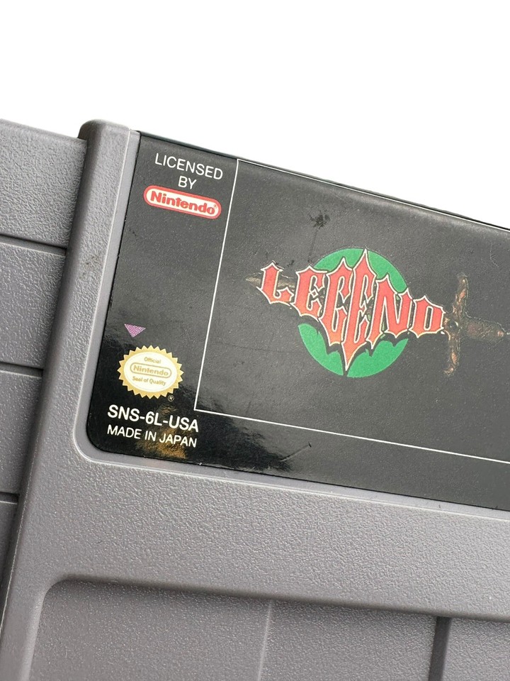 Legend {Super Nintendo Entertainment System 1994) Seika SNES Authentic ...