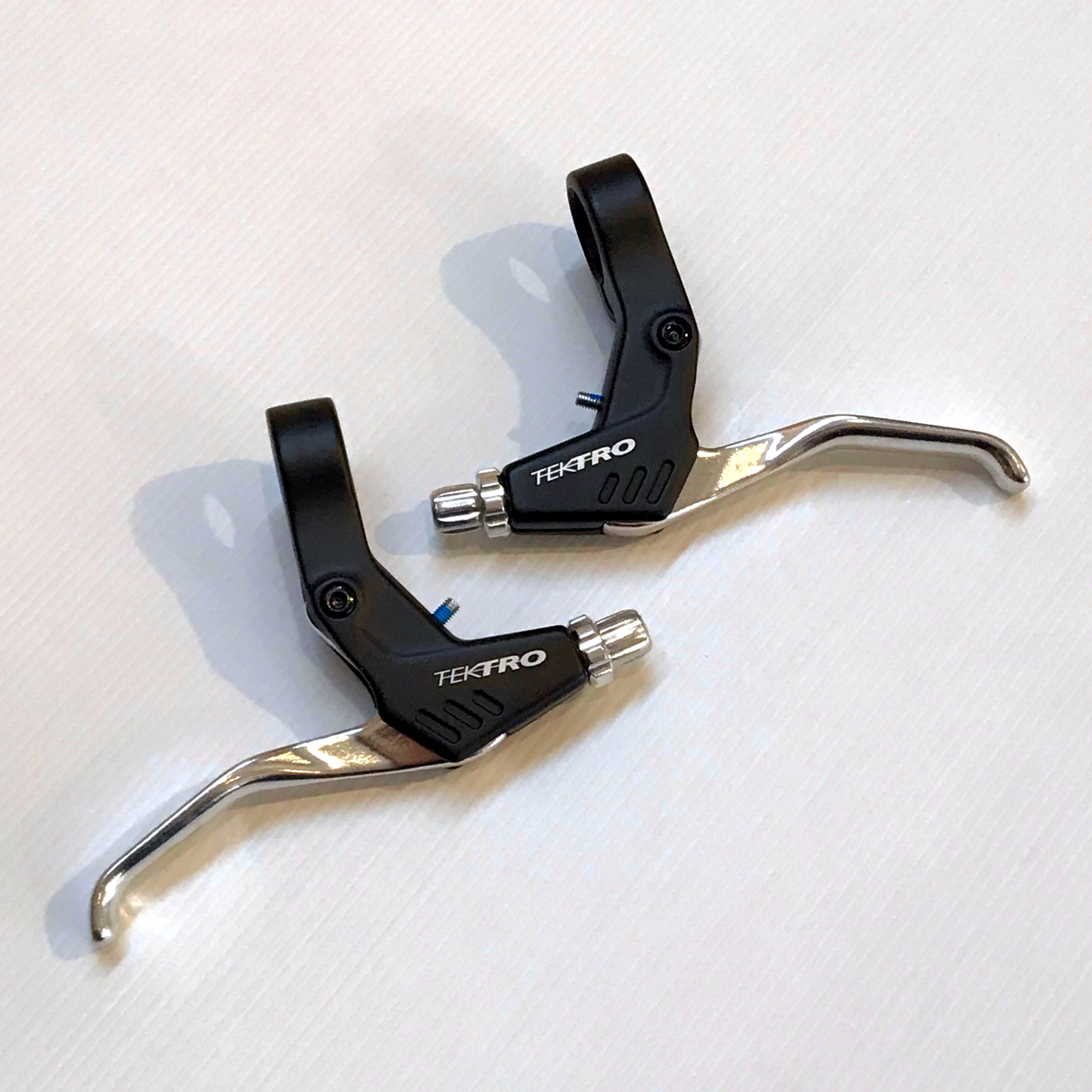 Tektro 2 Finger Brake Levers — AUS STOCK — MTB V Brakes Linear Pull ...
