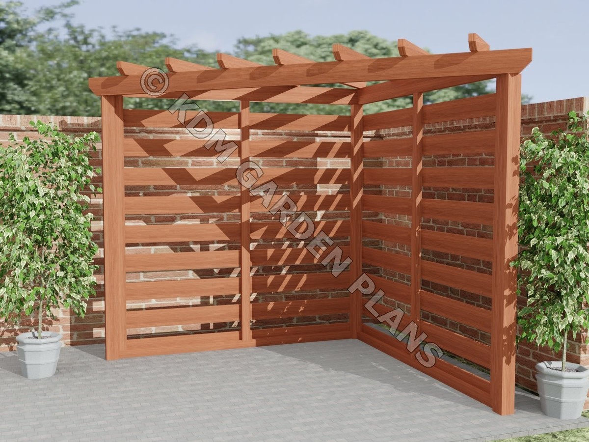 Simple Wooden Pergola Garden Gates Decks & Pergolas 78 Fence
