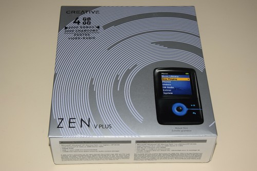 Creative ZEN V Plus Black/Blue ( 4 GB ) Digital Media Player for sale online | eBay
