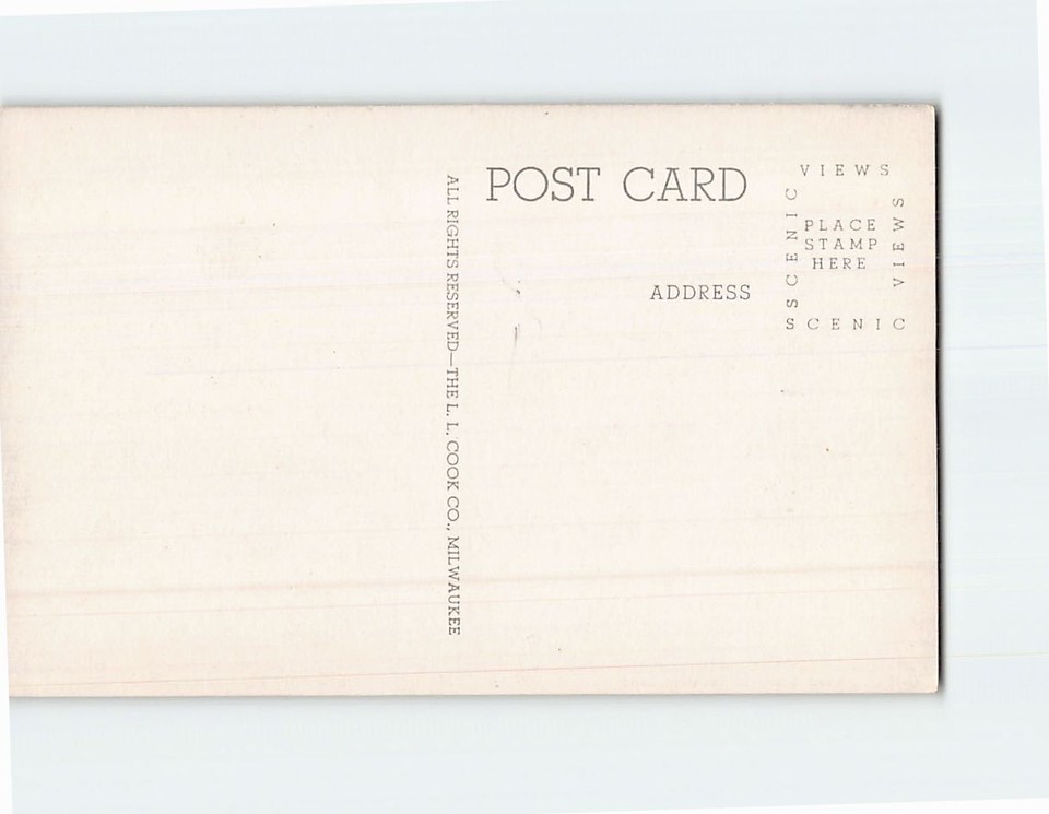Postcard Road Scene in Vacation Land | eBay