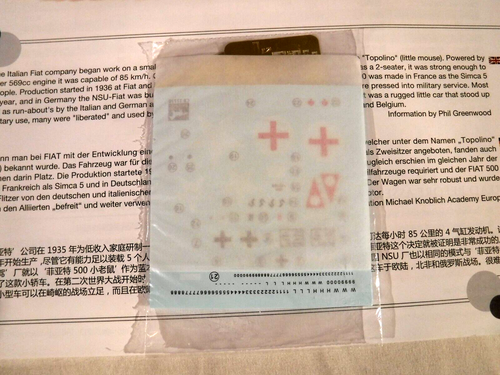 1/35 Bronco Models DAK Topolino Light Staff Car w/ Crew & IF8 Trailer ...