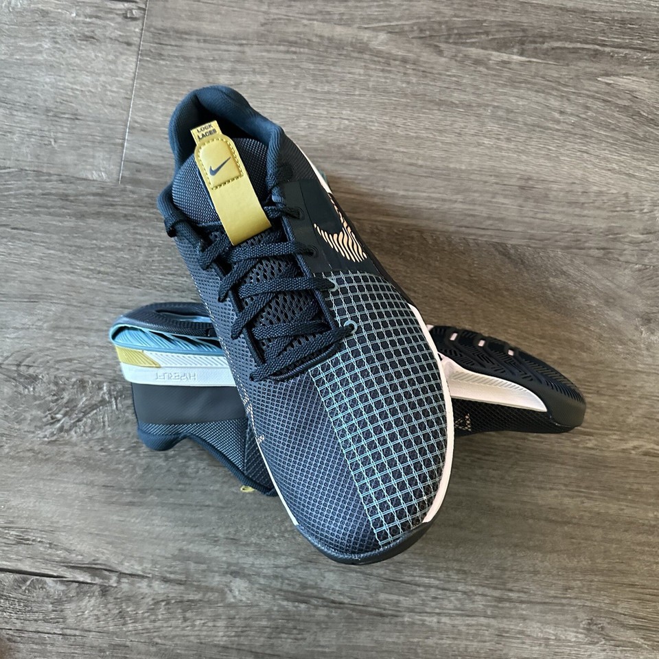 Nike Metcon 8 Armory Navy Gold Mens Shoes DO9328-401 Size 12 | eBay