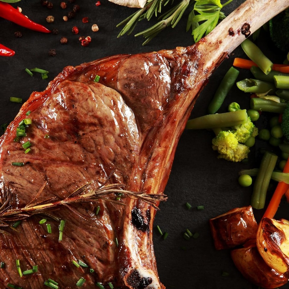 Today Gourmet Foods - Ribeye Steaks - Tomahawk (4-32oz Steaks) USDA ...