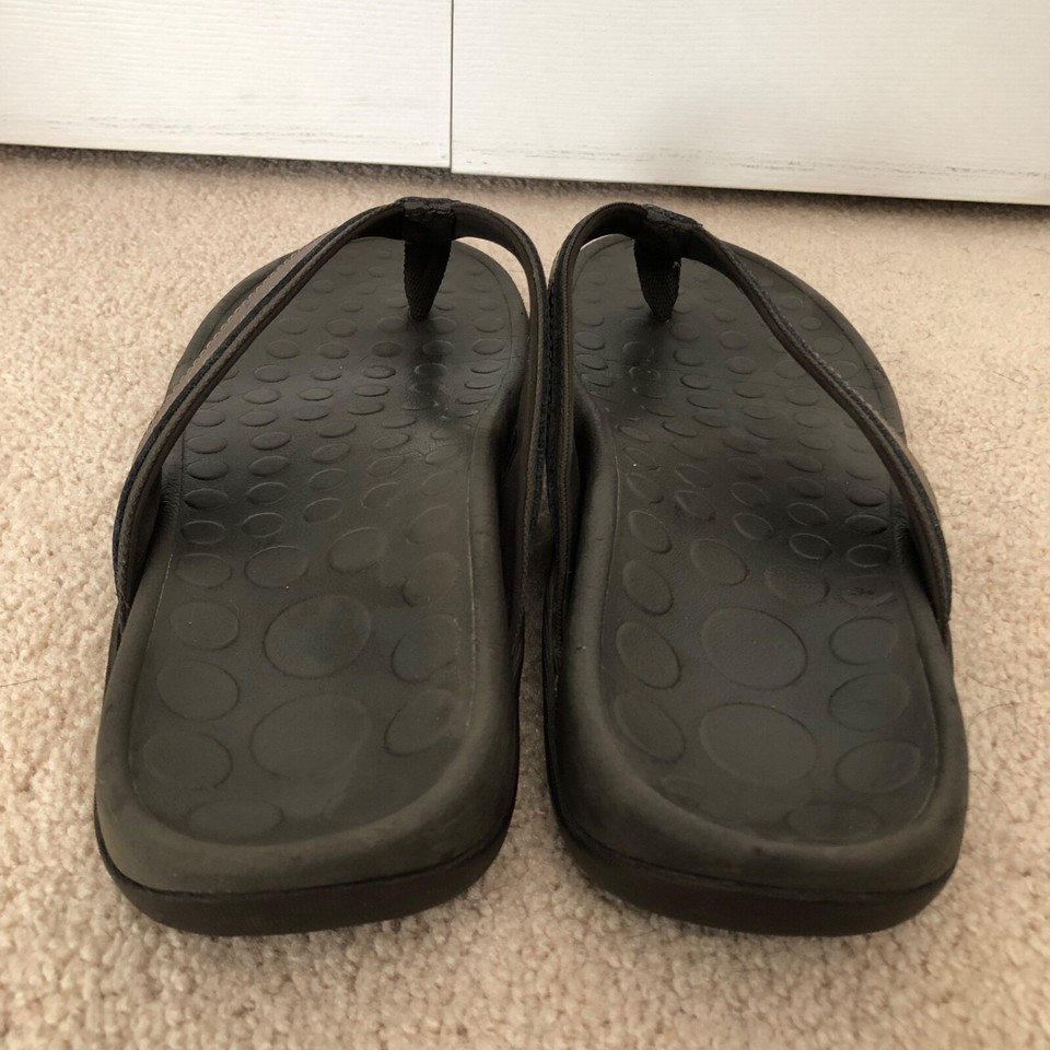 Vionic Brown Tide Toe Post Sandal Thong Flip Flops Mens Size 12 Casual ...