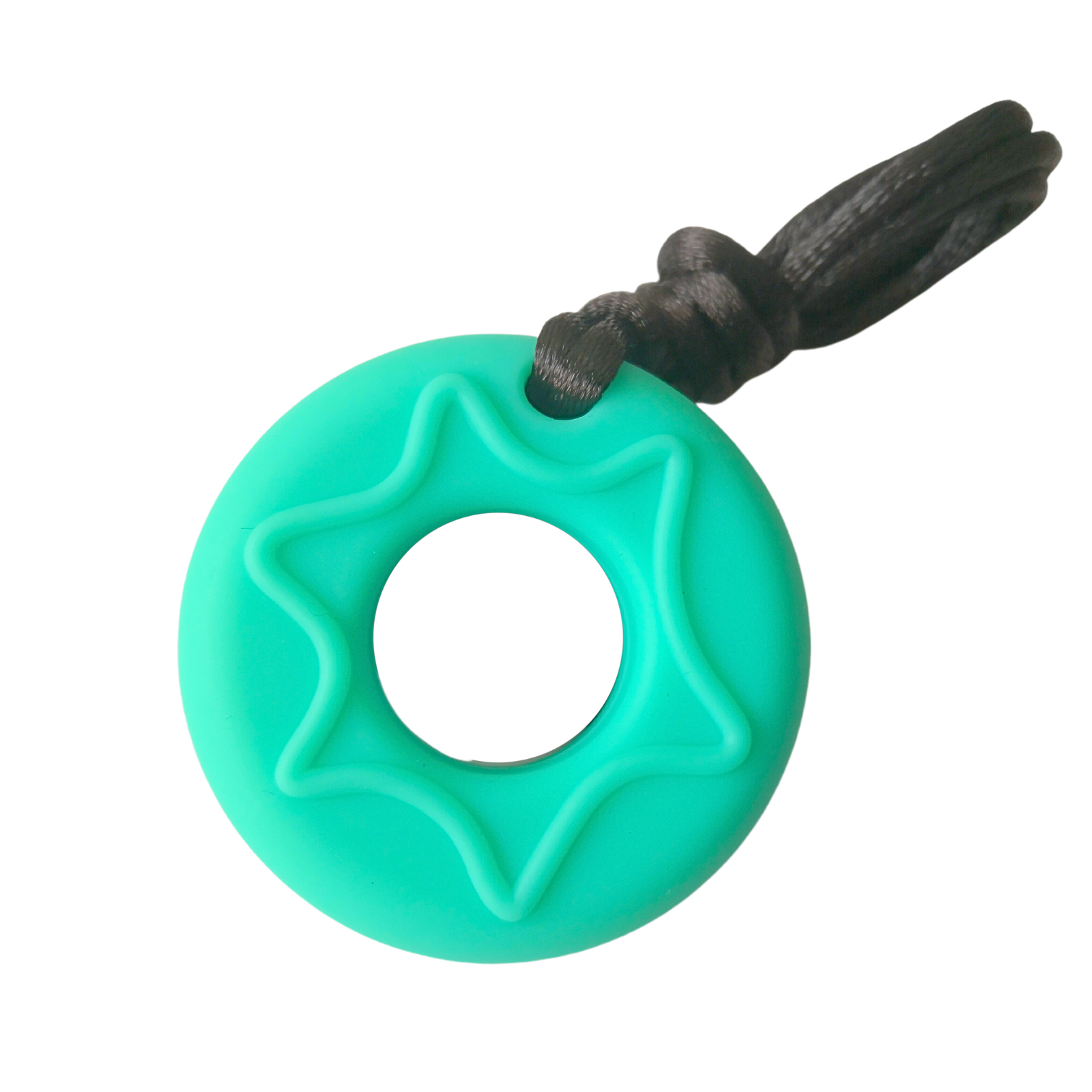 Chewy Doughnut Chewelry Necklace Sensory Biting Aid Chew Toy Kids ...