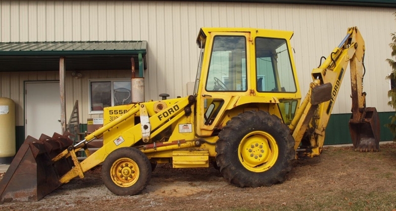 Ford Tractors 555A 555B 655A TLB Backhoe Loader Shop Service Repair ...