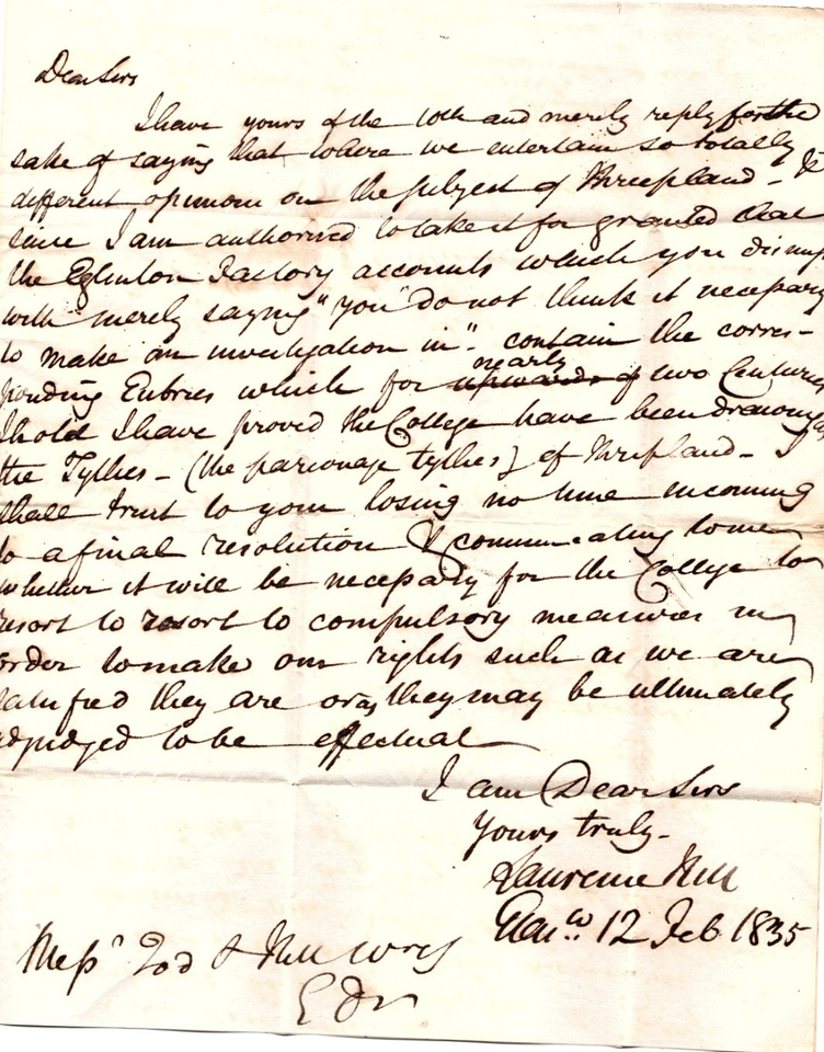 1835 KW VI Entire Mileage to Edinburgh Add 1/2d Postal History GB | eBay UK