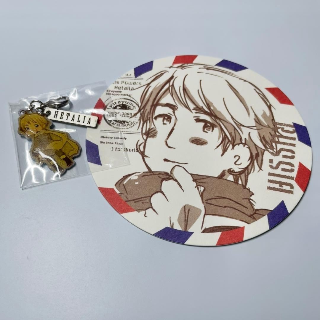 HETALIA Russia Airmail Style Coaster Metal Charm Set | eBay