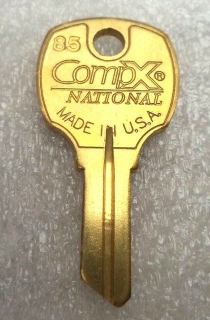 (50/box) CompX C001a-c783a Cabinet or Desk Replacement National Key ...