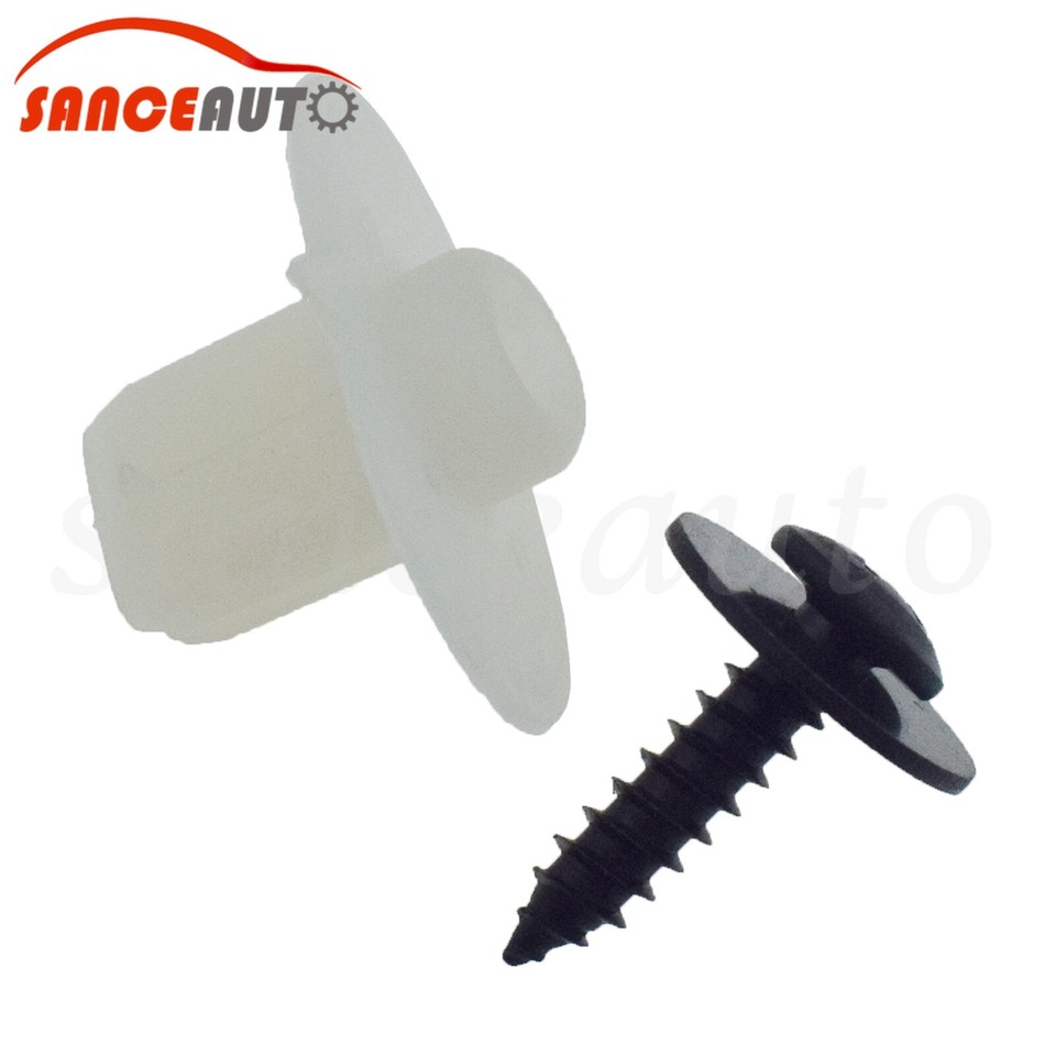 Bumper Side Mount Tap Screw & Grommet Nut Clips Hook Bracket Set for ...