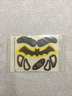 1987 Count Chocula MINT **MONSTER DISGUISE STICKERS** Cereal Prize Toy ...