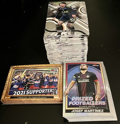 2022 Finest MLS Soccer Complete Base Insert 3 Set Lot Prized Footballer ...