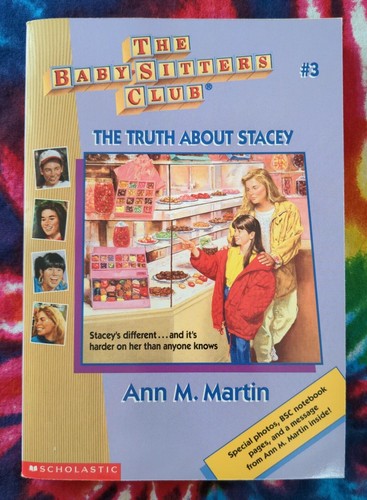 The Truth About Stacey #3 (Ann M. Martin) BABY-SITTERS CLUB Paperback ...