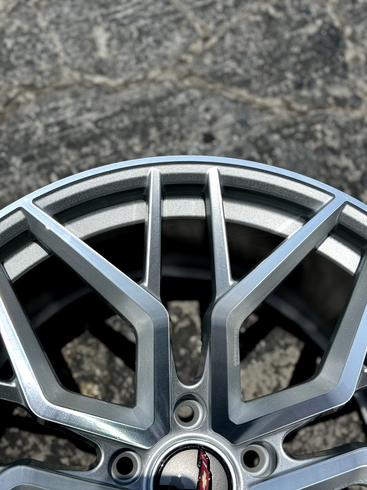 19" 20" ALT Velocity Rotary Forged Silver Machine wheels rim for C8 ...