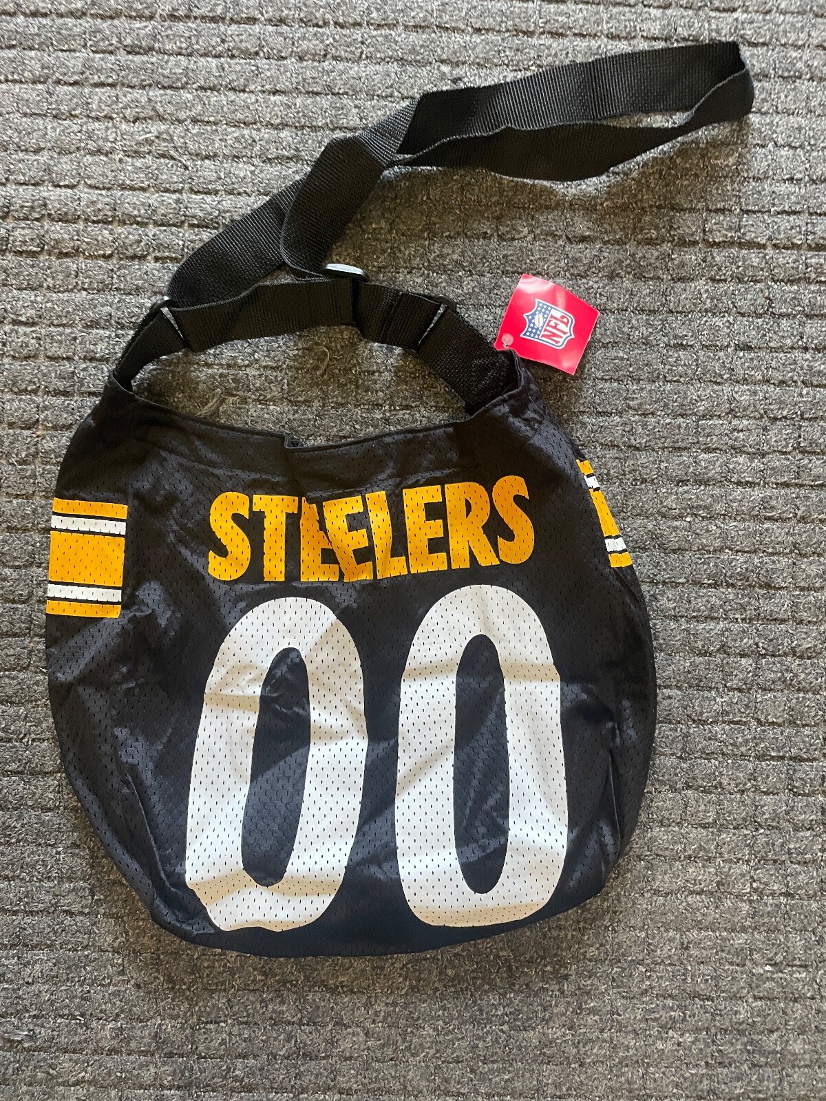 NFL PITTSBURGH STEELERS # 00 LADIES TOTE 17 X 14 FOOTBALL PURSE | eBay