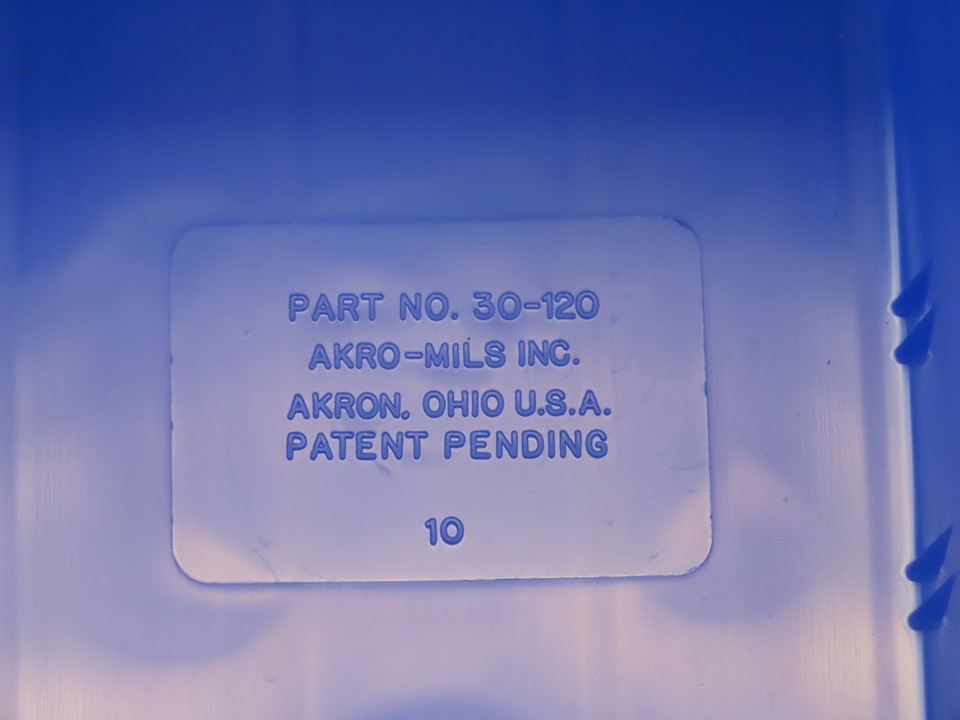 Akro-Mils 30-120 Plastic Organizer Storage Tray Bin 12 x 4 x 4-Inch ...