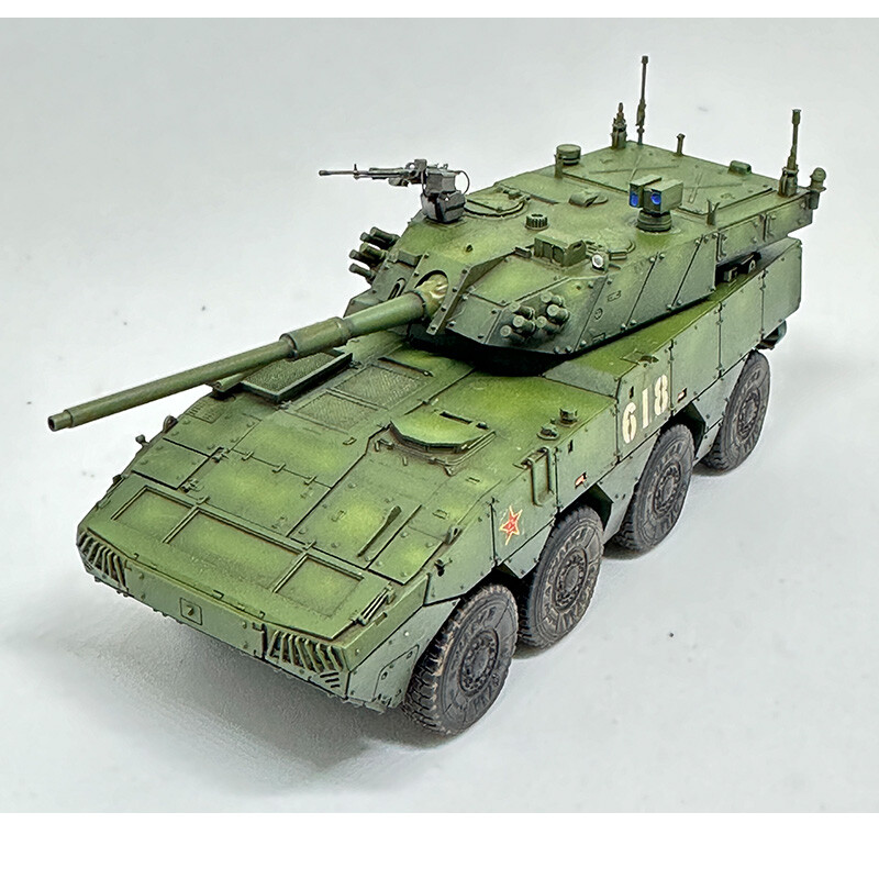 YIHE 1/72 Chinese Type 19 105mm Wheeled Assault Gun Finished Resin ...