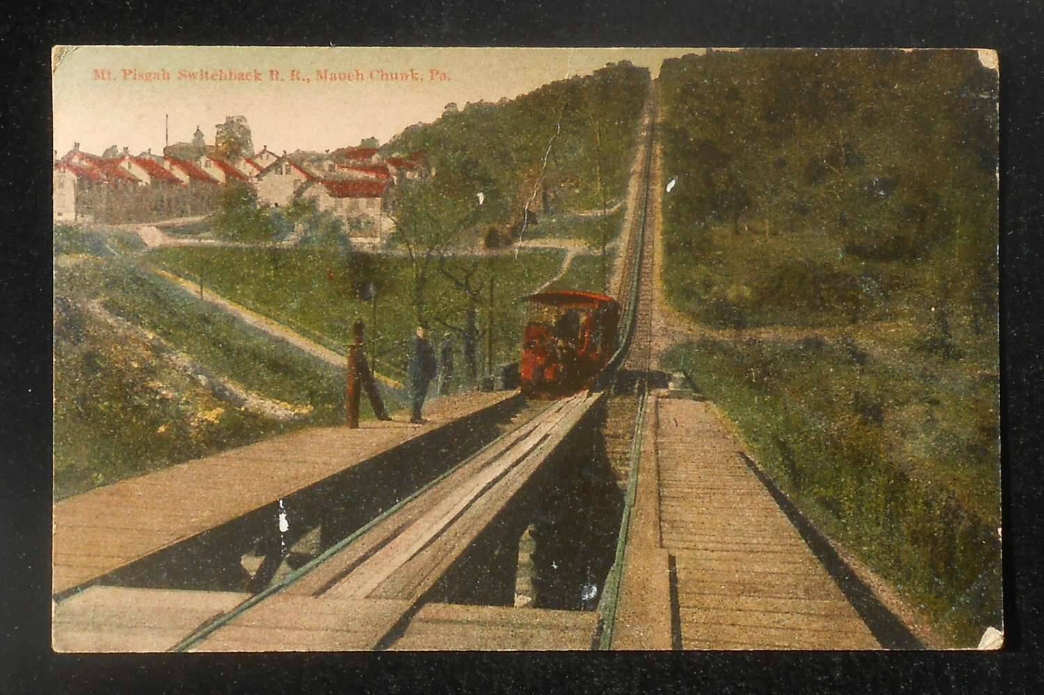 1900s Mt. Pisgah Switchback Railroad Incline Mauch Chunk PA Carbon Co ...