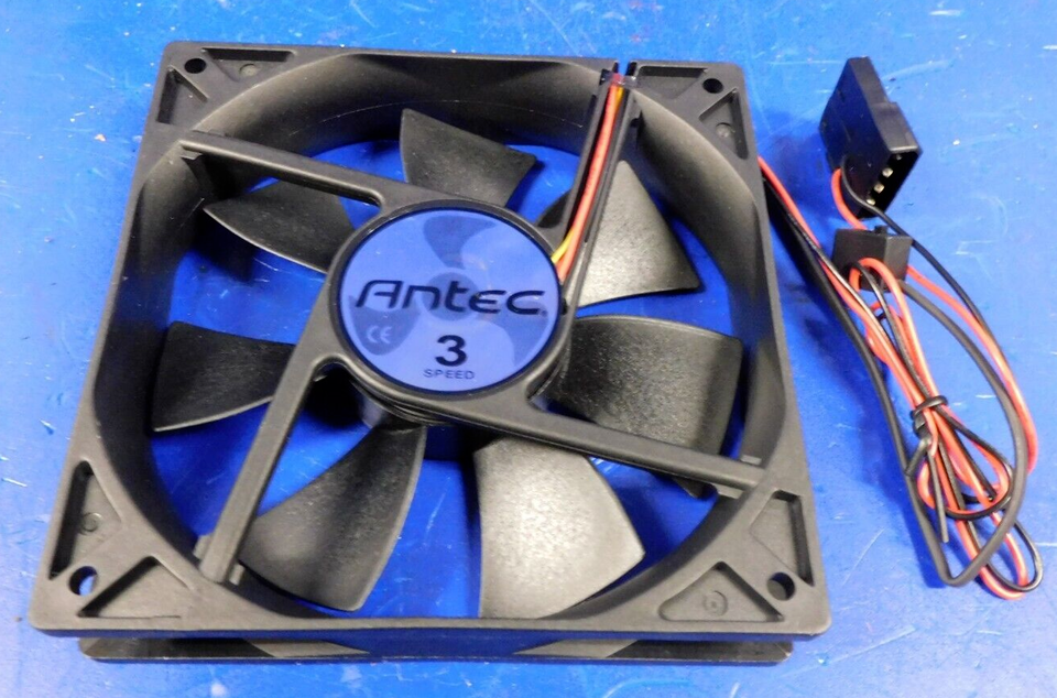 NEW Antec TriCool AT-12/SC 120mm Computer PC Case FAN 4-Pin 3-Speed ...