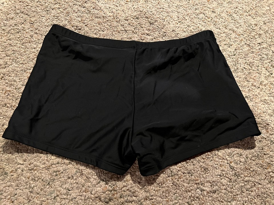 Womens Swim Swimsuit Bottom Shorts Swimming Panty Black Size L~ New w/o ...