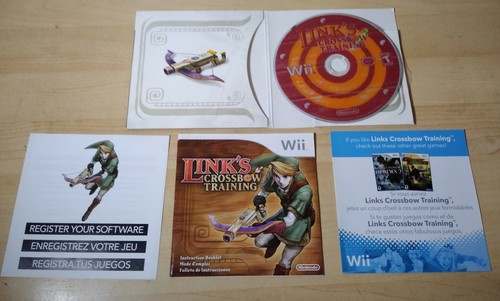 LINKS Crossbow Training (Nintendo Wii, 2007) Sleeve Game & Manual only ...