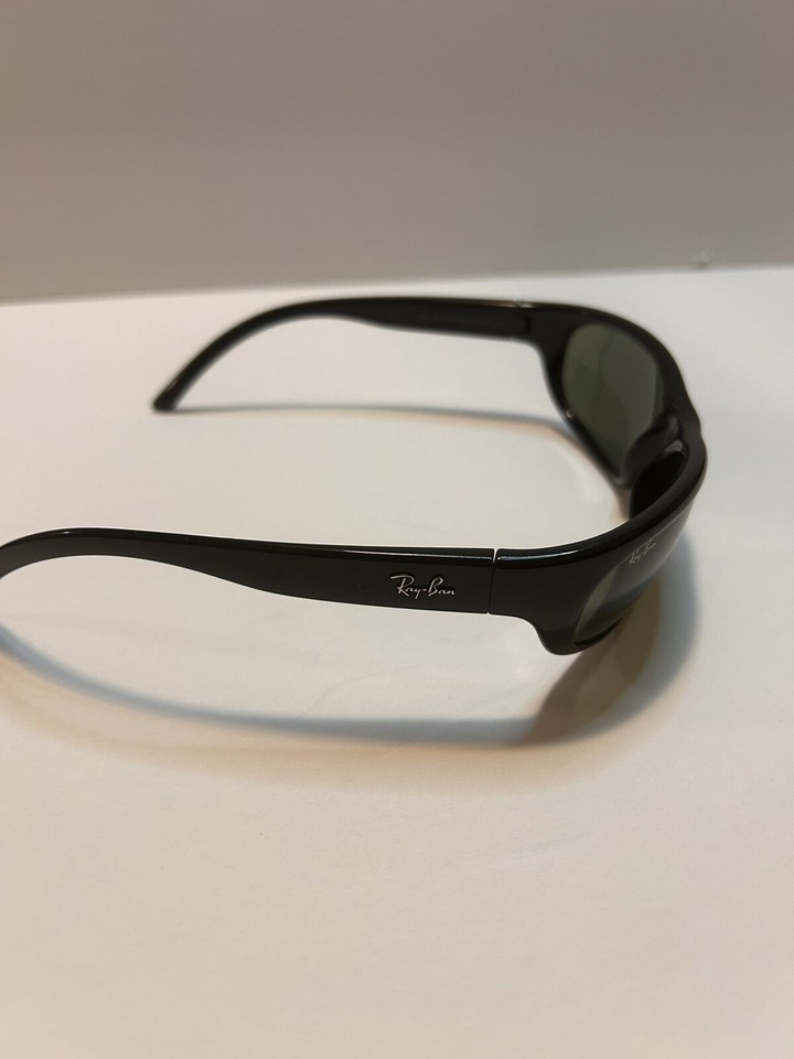 RAY-BAN Men’s RB4033 PS SHOT RECTANGLE POLARIZED MATTE BLACK WRAPS ...