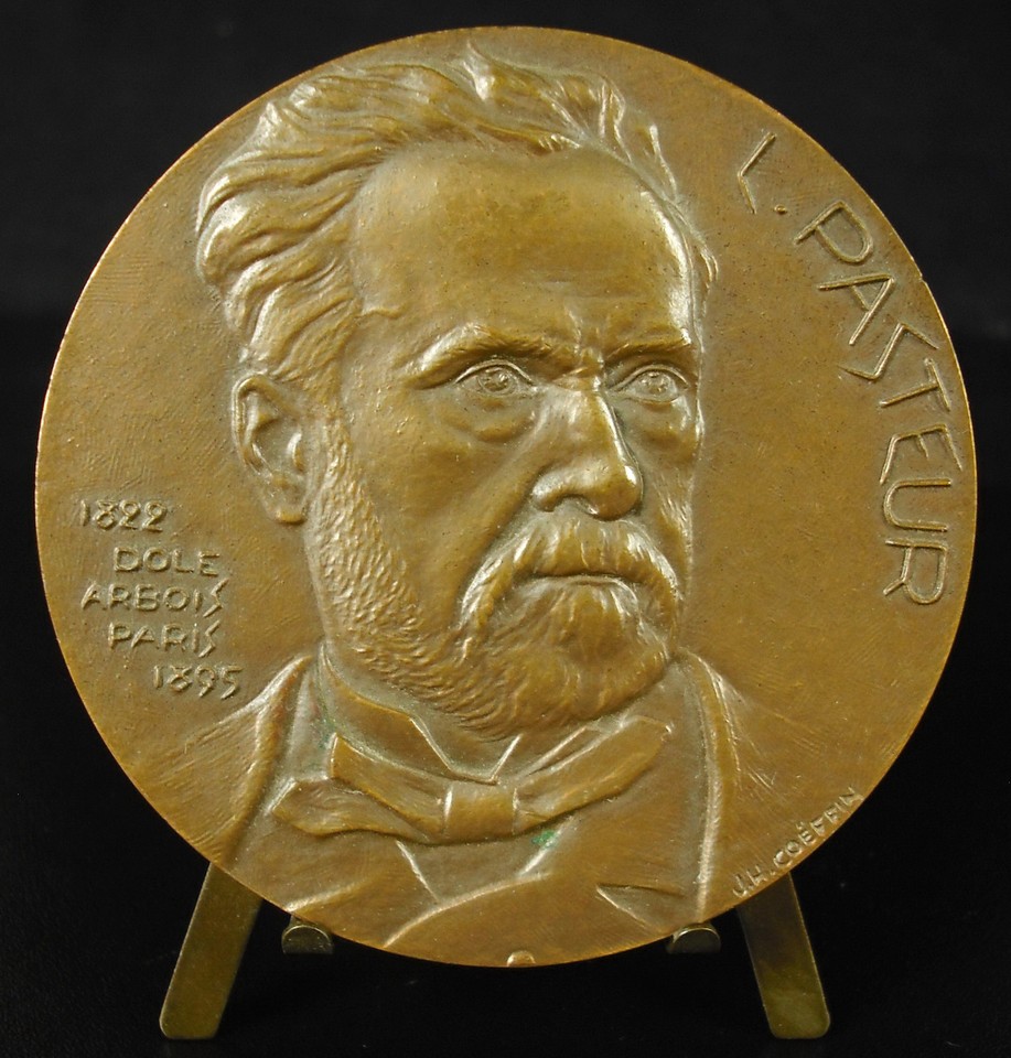 Louis Pasteur Microbiology DNA Deoxyribonucleic Acid Coeffin Medal | eBay