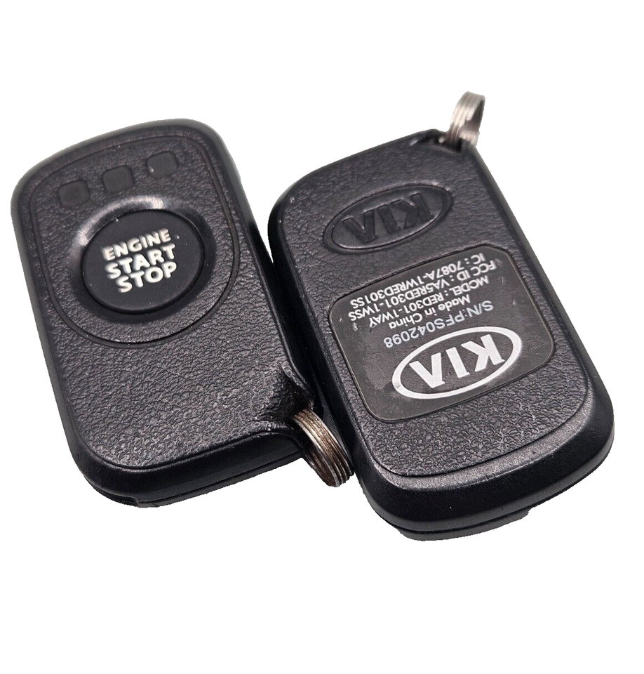 2X PAIR KIA REMOTE START FOB ENGINE START STOP BLACK B2F60AQ500RT ...