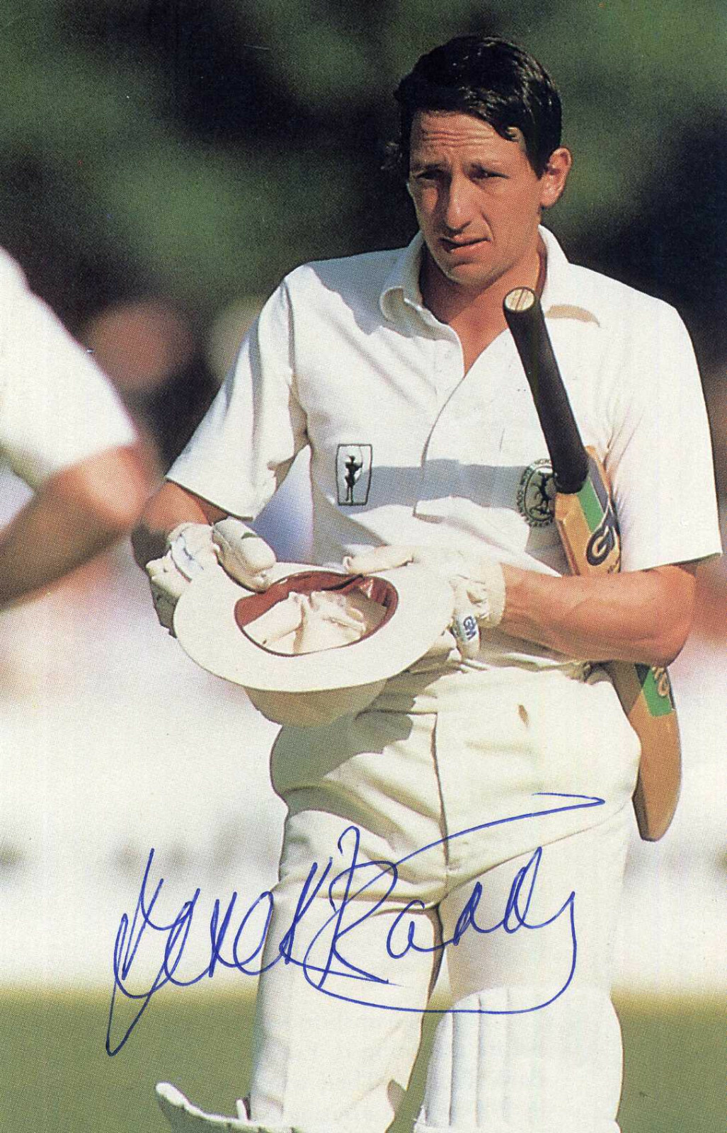 DEREK RANDALL Signed Photograph - Notts & England Cricket Player ...