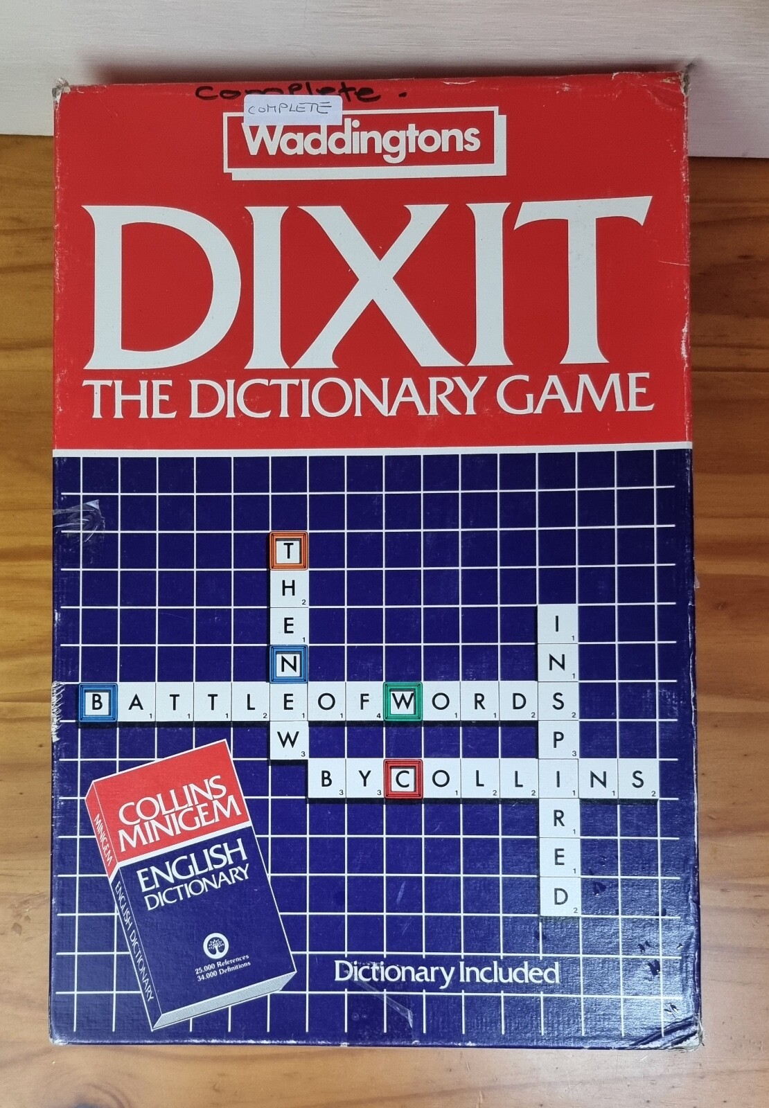 Vintage Dixit The Dictionary Game Waddingtons 1983 Educational Kids Adults Game | eBay UK