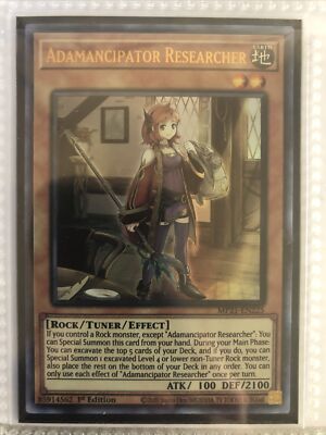 Yu-Gi-Oh! TCG Adamancipator Researcher 2021 Tin of Ancient Battles MP21 ...