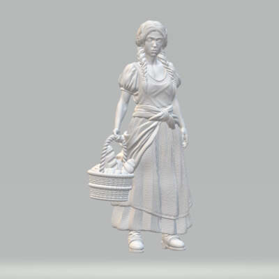 Willowbrook - WB1007 - Female Vendor - 28mm - Resin - w/o Base | eBay